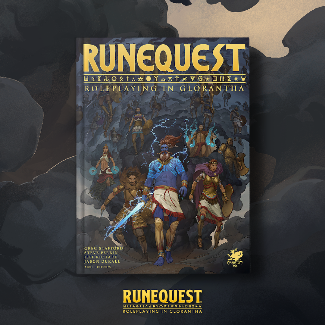 Rune Quest Roleplaying in Glorantha Front Page